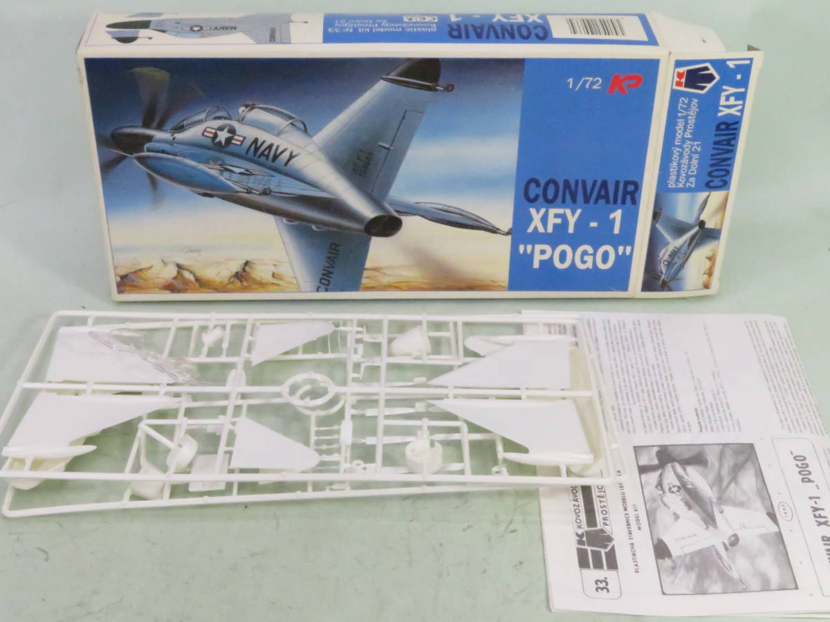 プラモデル CONVAIR XFY-1 POGO US NAVY 戦闘機 チェコ製 1/72(アメリカ)｜売買されたオークション情報 ...