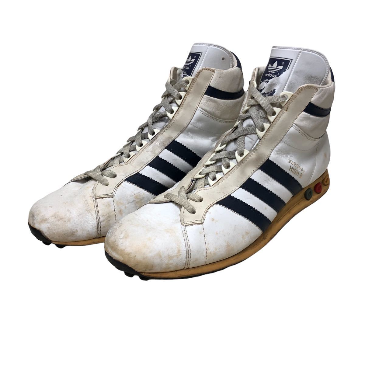 T'803 adidas アディダス JOGGING HIGHⅡ Ⅱ ジョギング ランニングシューズ ハイカット 10.5 約 28.5cm ...