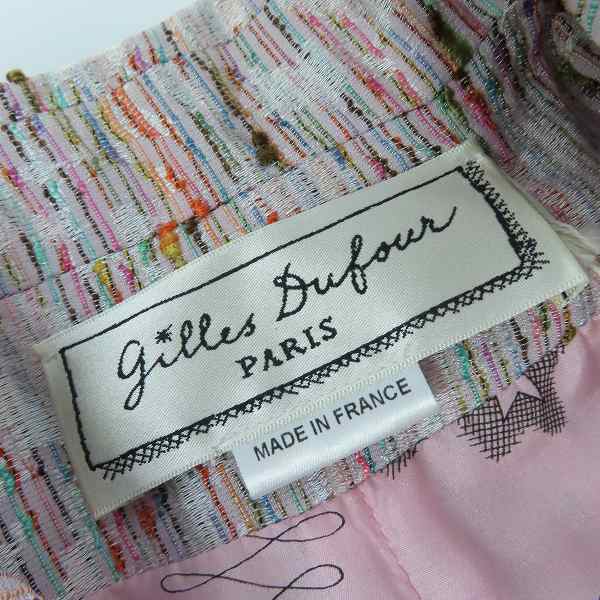 gilles Dufour PARIS/ジルデュフール ツイード ジャケット/40 /060(Mサイズ)｜売買されたオークション情報 ...