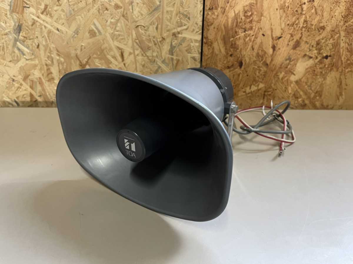 TOA HORN SPEAKER ホーンスピーカー 角型 トランス付 model:TC-151M 15W 100V LINE 音出し確認済み ...
