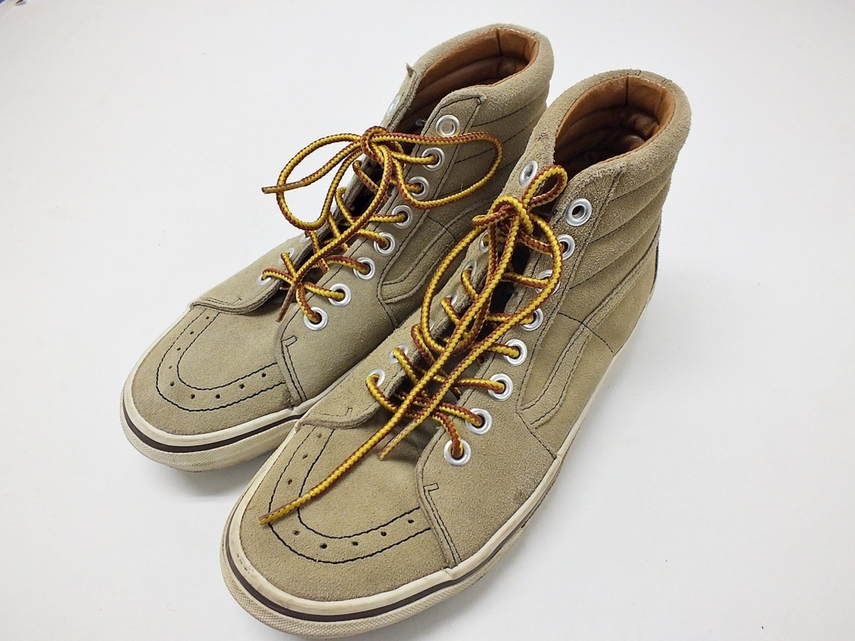16B-44-062-1 VANS SK8-HI スニーカー V38WORK STONE 26cm バンズ スケートハイ ベージュ スエード 箱なし(26.0cm)｜売買されたオークション情報 ...