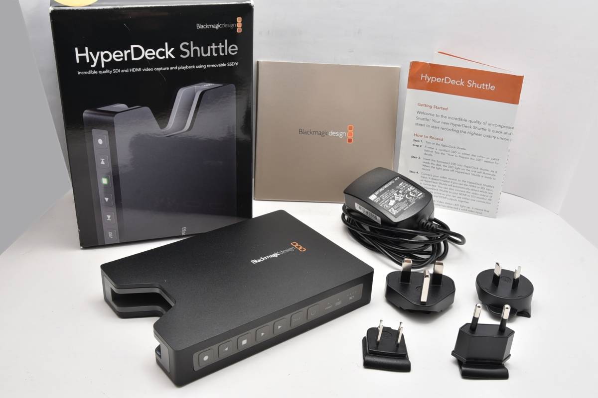 キレイ ブラックマジックデザイン SSDレコーダー Blackmagic Design HyperDeck Shuttle 2 HD-STL2 ...