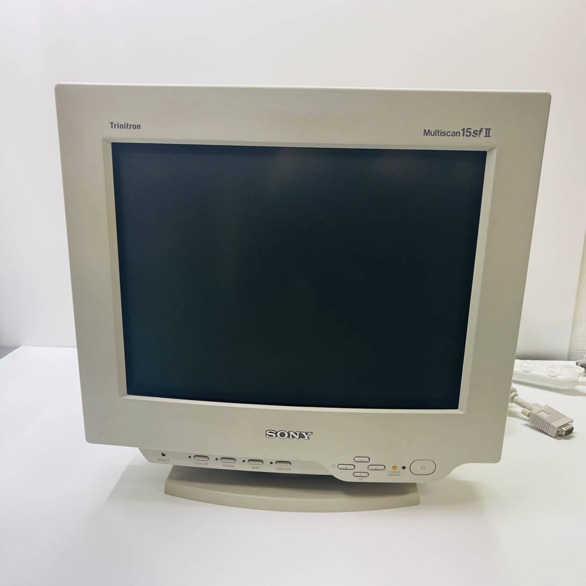 SONY トリニトロン CPD-15SF8 TRINITRON COLORCOMPUTER DISPLAY モニター MULTISCAN ...