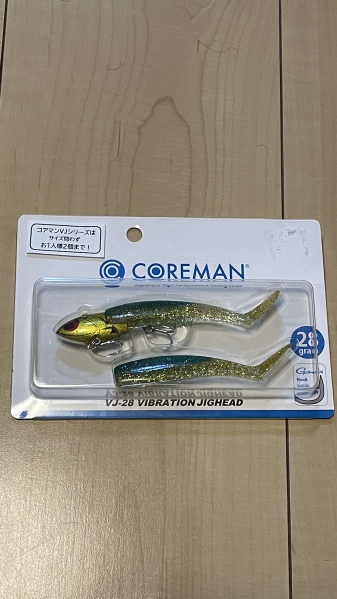 VJ-28 バイブレーション ジグヘッド vibration jighead COREMAN コアマン シーバスルアー スズキのエサ イワシゴールド(ソフトルアー)｜売買されたオークション情報 ...