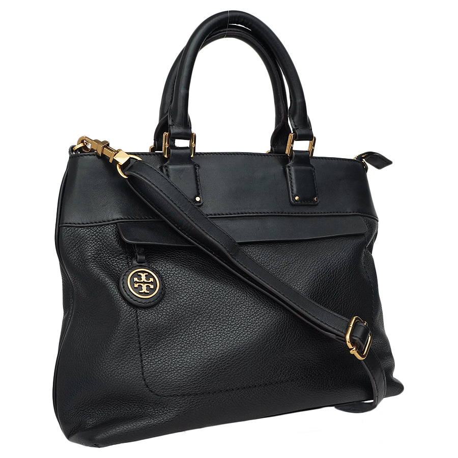トリーバーチ 2WAYショルダーバッグ ハンドバッグ レザー ブラック レディース TORY BURCH(かばん、バッグ)｜売買されたオークション情報、yahooの商品情報をアーカイブ公開 ...