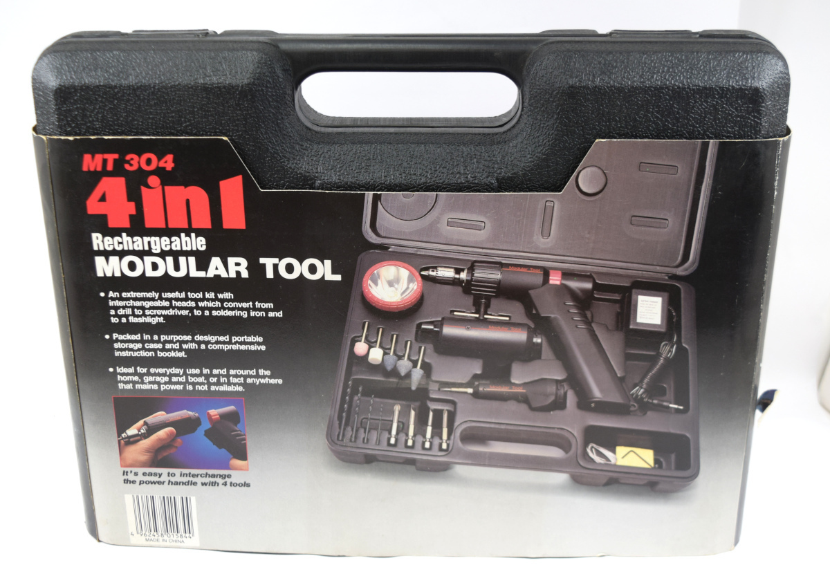 モジュラーツール 4-in-1 MODULAR TOOL KIT MT-304 電動ドライバー ドリル リューター 電動工具 工具 S2098 ...