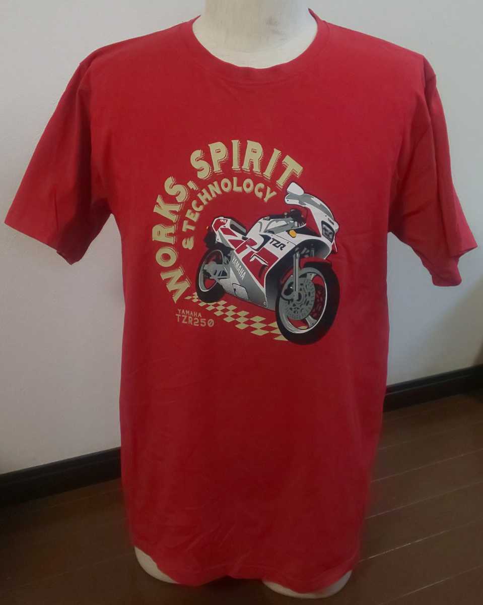 古着 レア Doublefocus TZR250 YAMAHA 半袖Tシャツ LL 赤 バイクシャツ Works うれしい大きいサイズ やや難有(イラスト、キャラクター)｜売買された ...