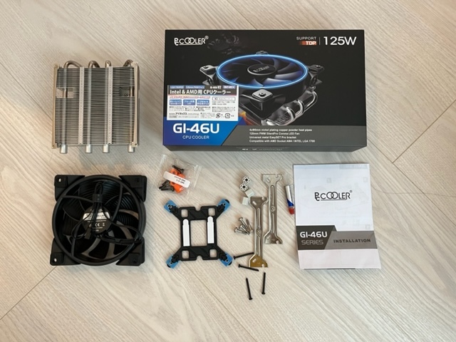 AINEX アイネックス GI-46U-V2 CPUクーラー トップフロー型 120mm LGA1700 LGA1200 LGA115x AM4(CPUクーラー)｜売買されたオークション情報 ...