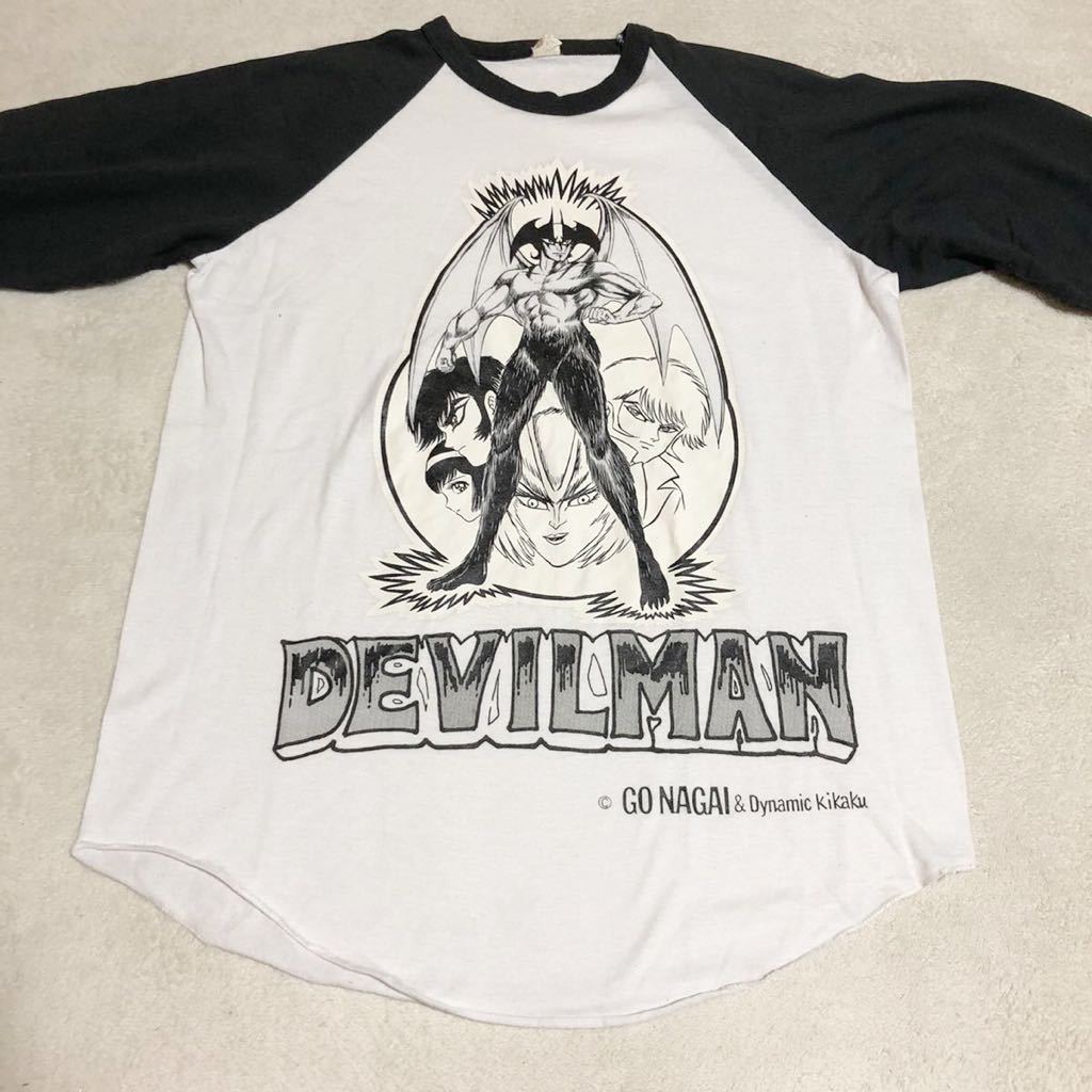 80s DEVILMAN デビルマン Tシャツ ベースボールTシャツ 七分 ビンテージ screenstars USA製 vintage アニメ(イラスト、キャラクター)｜売買された ...