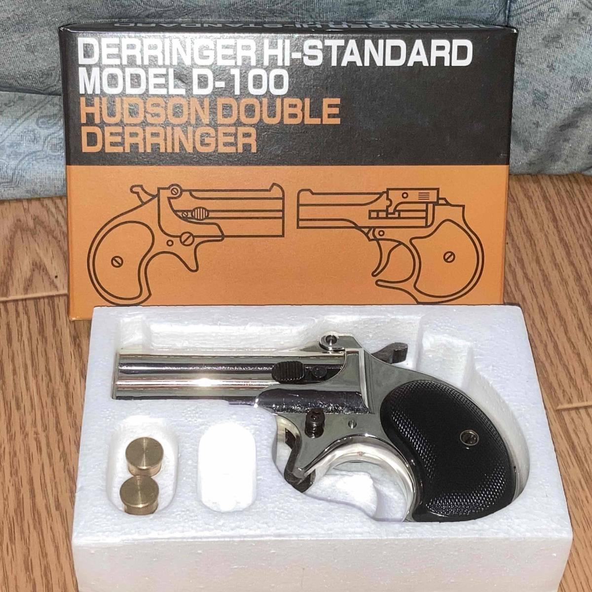 ハドソン デリンジャー ハイスタンダード モデルガン D-100 シルバー 説明書 箱付き 良品未発火(ガスガン)｜売買されたオークション情報、yahooの商品情報をアーカイブ公開 ...