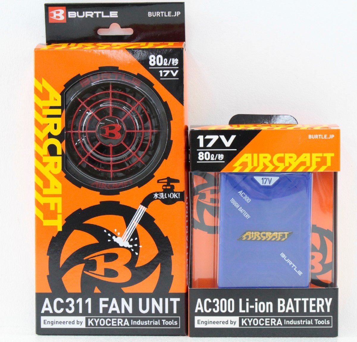 品 バートル BURTLE 空調服ファン+バッテリーセット AC311+AC300 17V(作業服)｜売買されたオークション情報、yahooの商品情報をアーカイブ公開 - オークファン ...