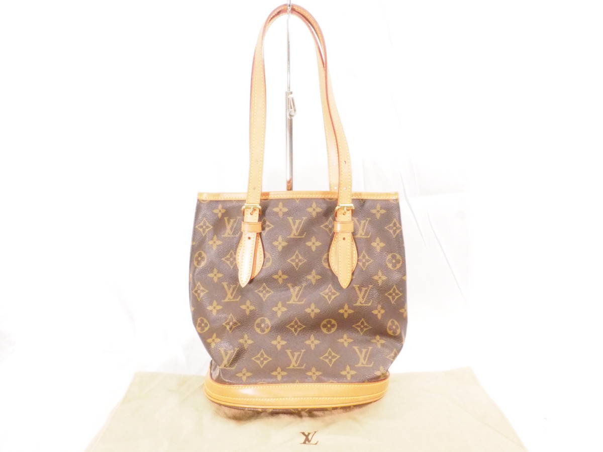 ルイ ヴィトン モノグラム バケットPM LOUIS VUITTON バケツ型 トートバッグ+ポーチ AR0929 RP1(ショルダーバッグ)｜売買されたオークション情報、yahooの商品情報 ...