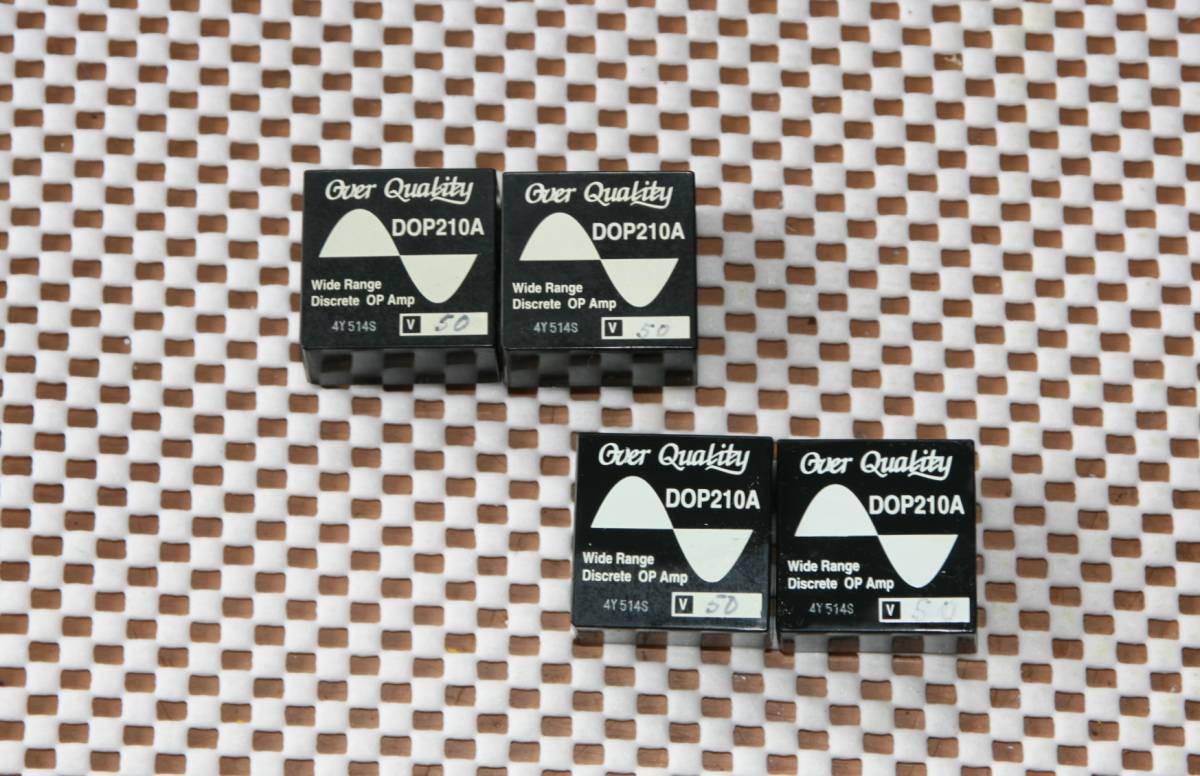 Adgear OVER QUALITY DOP210A オペアンプ オバQ 4個セット API2520互換 ② neve ssl api(マイクプリアンプ)｜売買されたオークション情報 ...