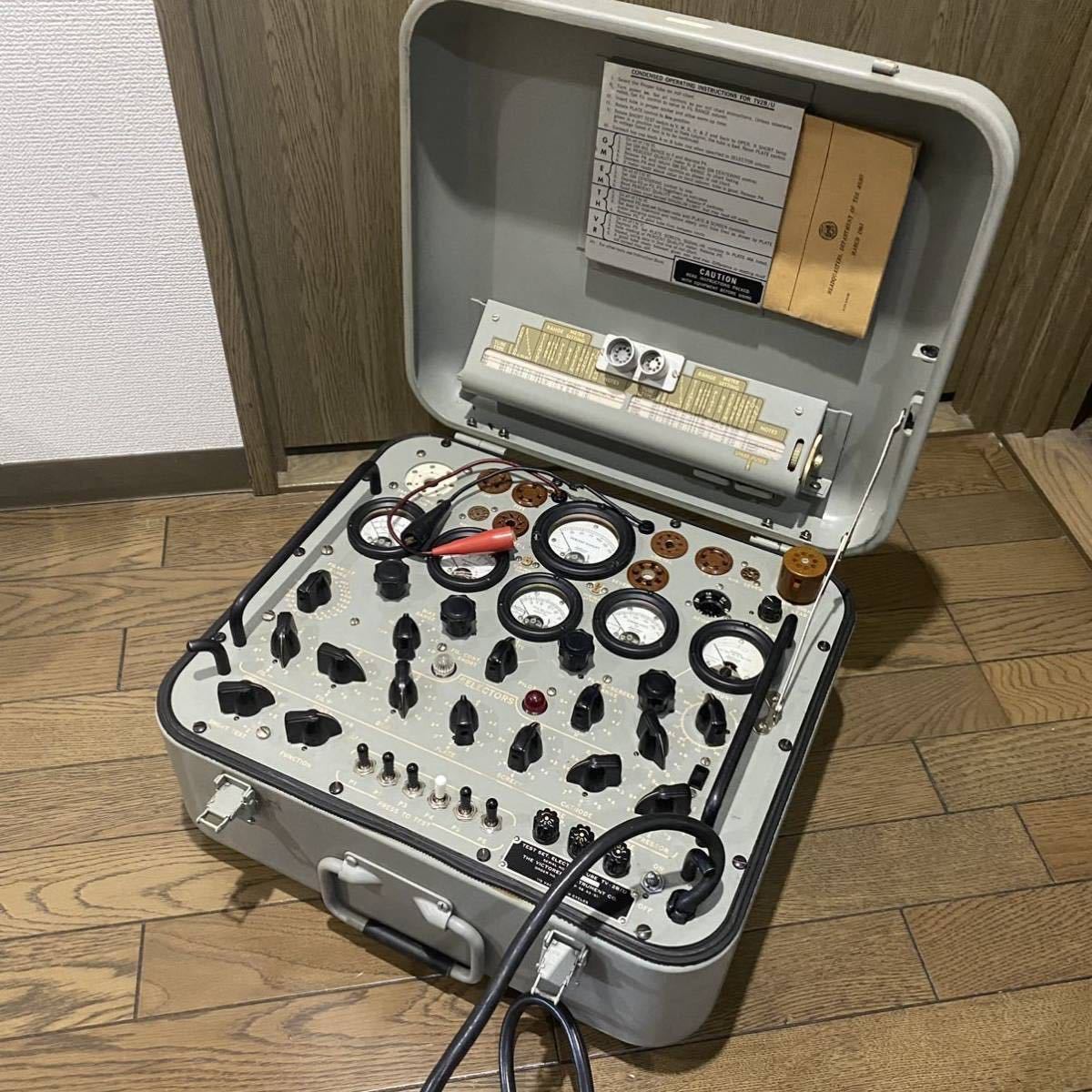 TV-2 TUBE TESTER 真空管試験機 ELECTRON TUBE TEST SET TV-2B/U 動作未確認(家電、AV、カメラ ...