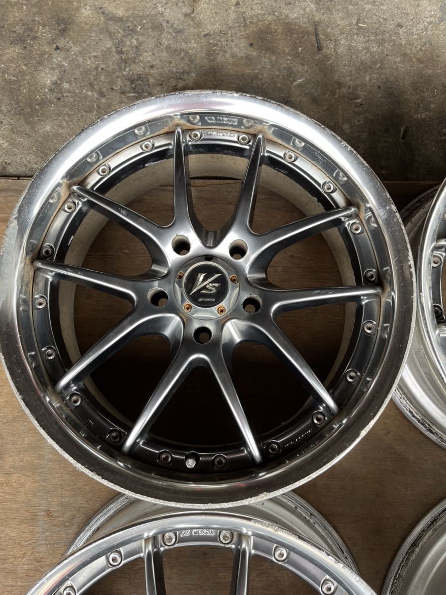 WORK VS-SS 17インチ 7.5J 5穴 PCD114.3 オフセット41 岡山発(純正品)｜売買されたオークション情報、yahooの ...