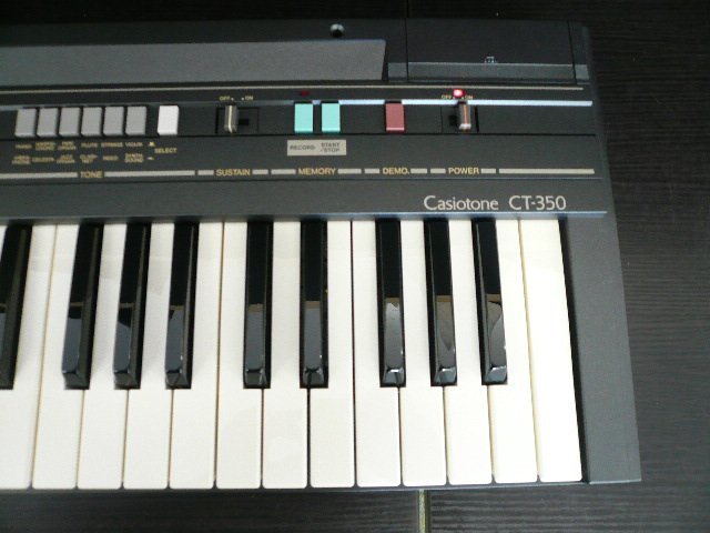 ELE-80115-47 CASIO カシオ Casiotone カシオトーン キーボード CT-350(カシオ)｜売買されたオークション情報 ...