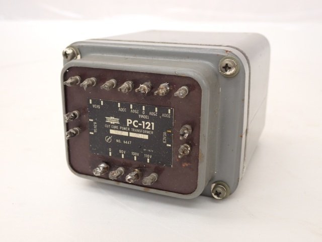 TAMRADIO タムラ製作所 PC-121 電源トランス CUT CORE POWER TRANSFORMER TAMURA 1 66A4A ...