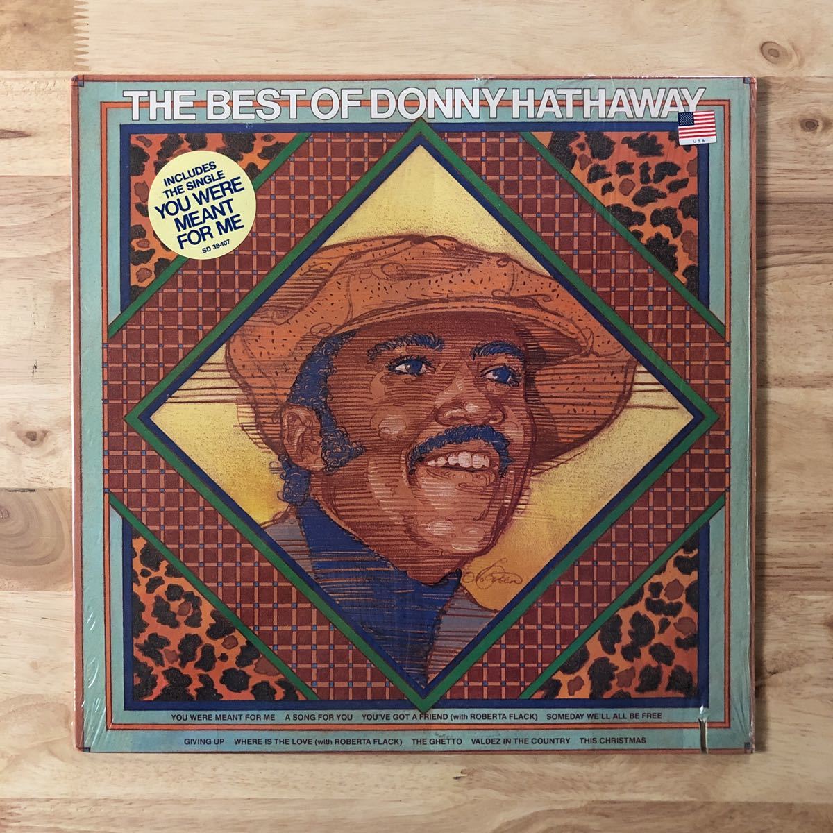 LP DONNY HATHAWAY/THE BEST OF DONNY HATHAWAY USオリジナル:初年度'78/PRESSWELL ...