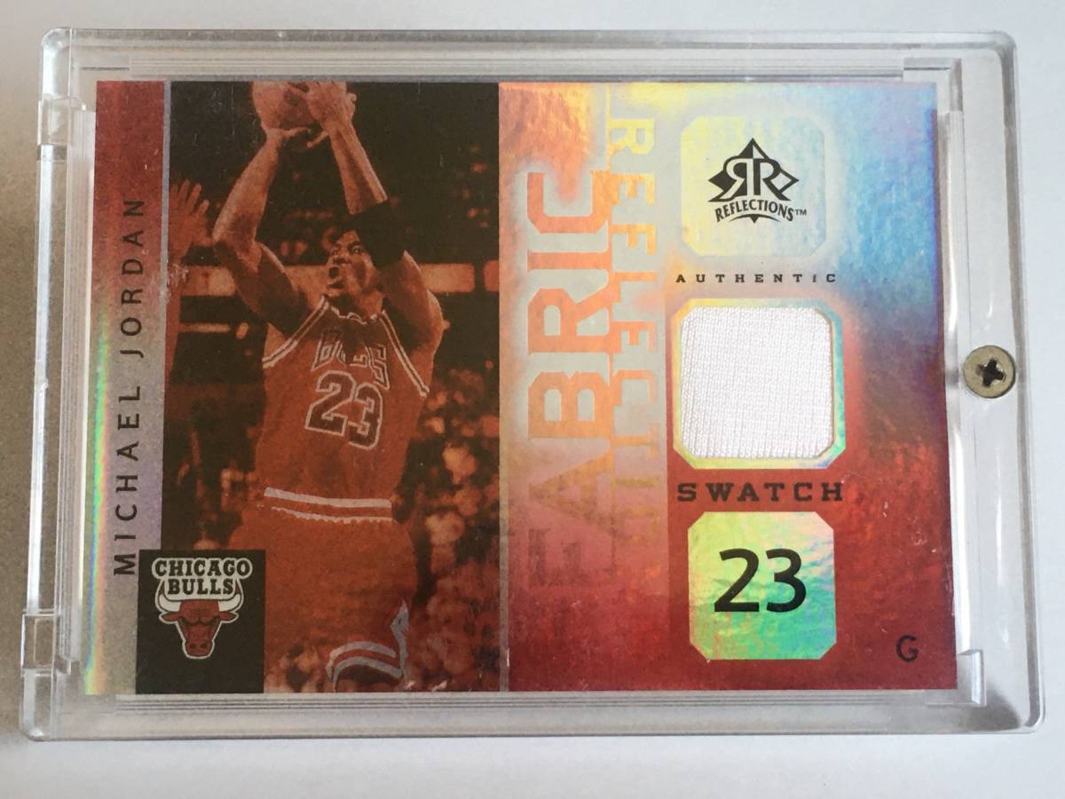 MICHAEL JORDAN 2005-06 UD REFLECTIONS RED FABRIC /100 ジョーダン(その他)｜売買された ...