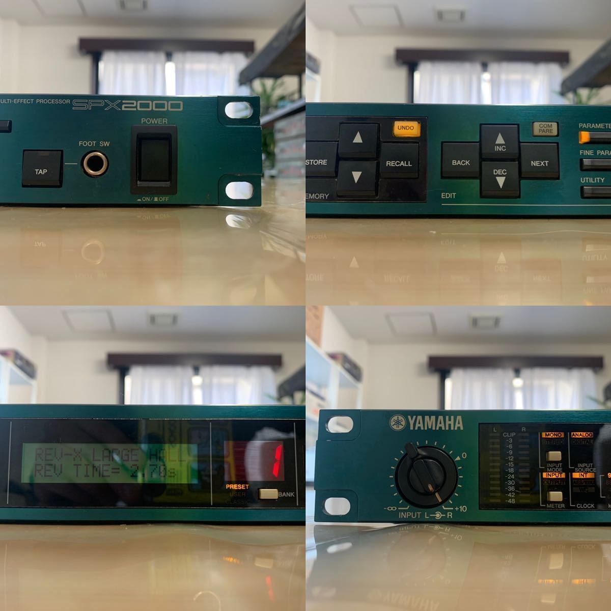 YAMAHA SPX2000 MULTI-EFFECT PROCESSOR ヤマハ マルチエフェクトプロセッサー(エフェクター)｜売買されたオークション情報、yahooの商品情報をアーカイブ ...