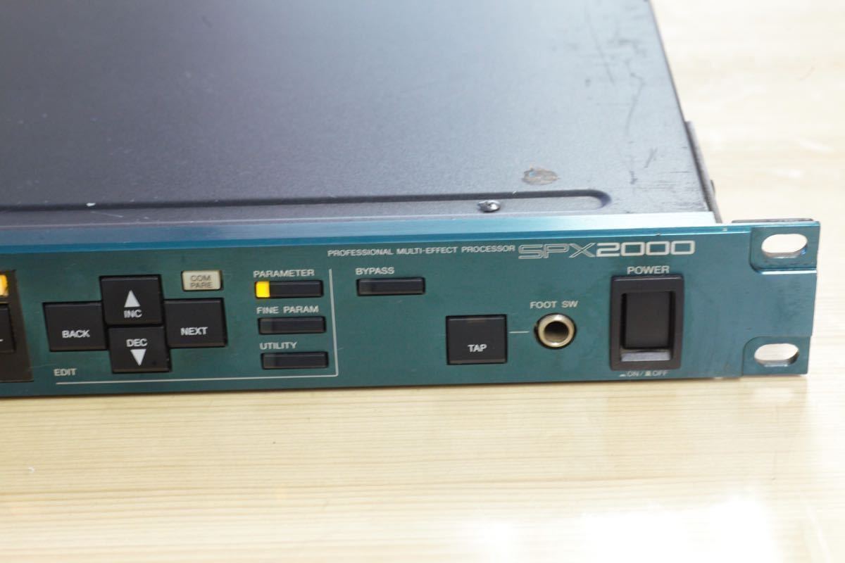 YAMAHA SPX2000 MULTI-EFFECT PROCESSOR ヤマハ マルチエフェクトプロセッサー(エフェクター)｜売買されたオークション情報、yahooの商品情報をアーカイブ ...