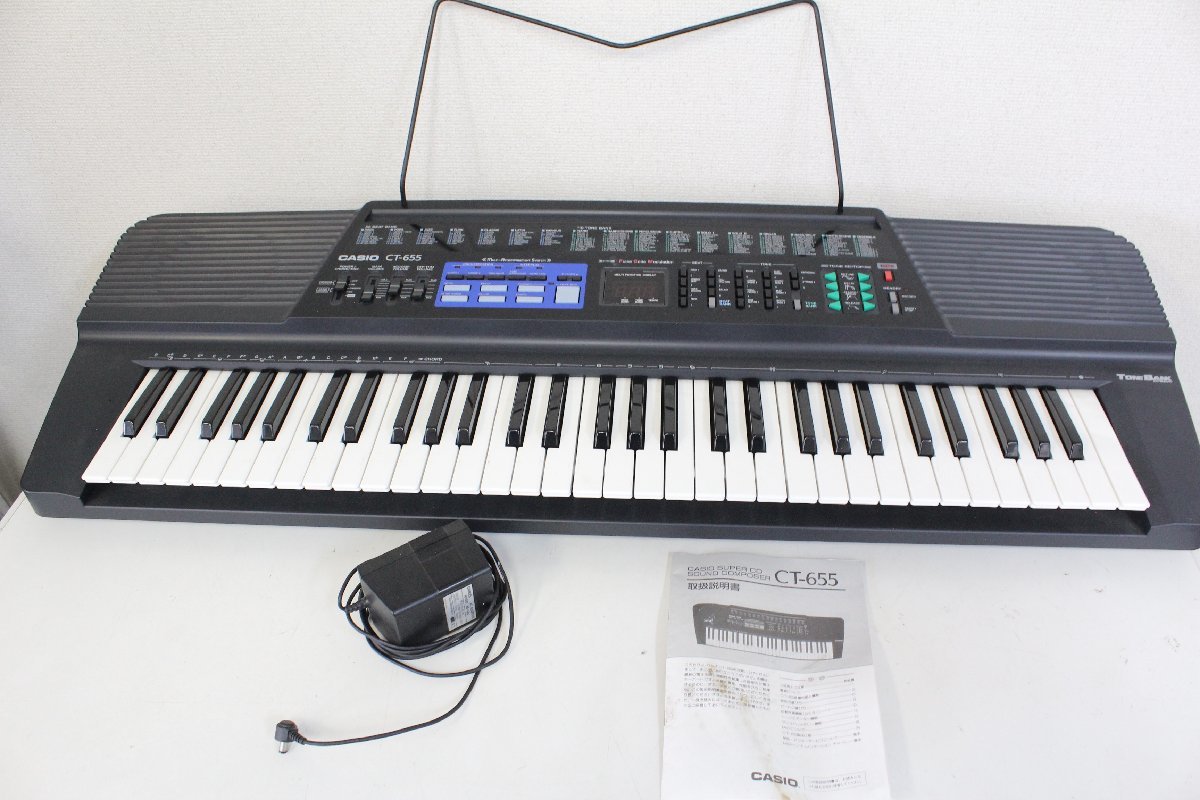 カシオ 電子キーボード CT-655(カシオ)｜売買されたオークション情報、yahooの商品情報をアーカイブ公開 - オークファン ...
