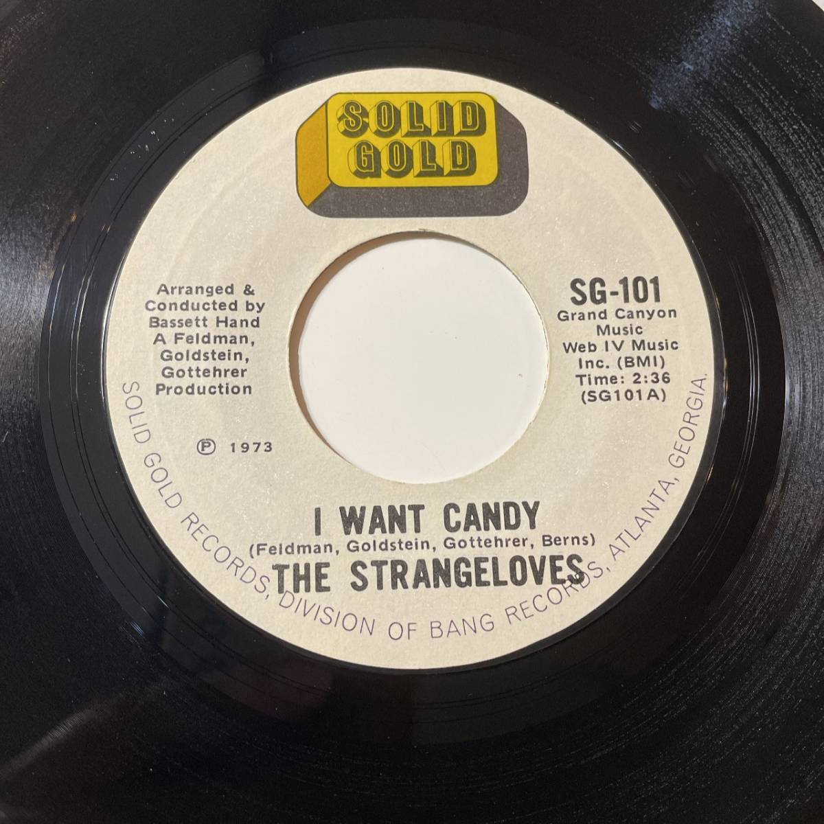 The Strangeloves - I Want Candy / Cara-Lin US Re 7″ BOW WOW WOWのI Want ...