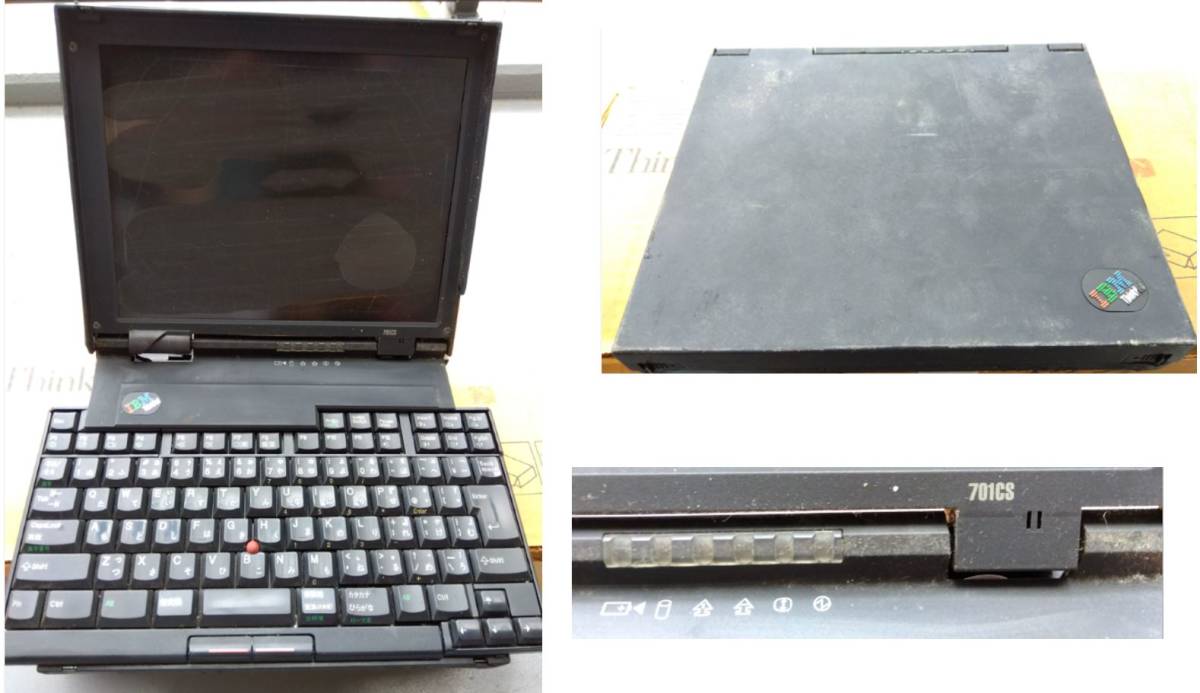IBM ThinkPad 701CS バタフライ ジャンク品 通電化(12インチ未満)｜売買されたオークション情報、yahooの商品情報を ...