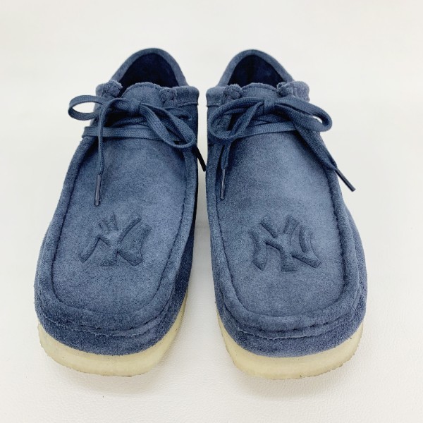 KITH Clarks MLB ヤンキース ワラビーブーツ ロー シューズ 箱付き メンズ US11 約29cm キス クラークス ...