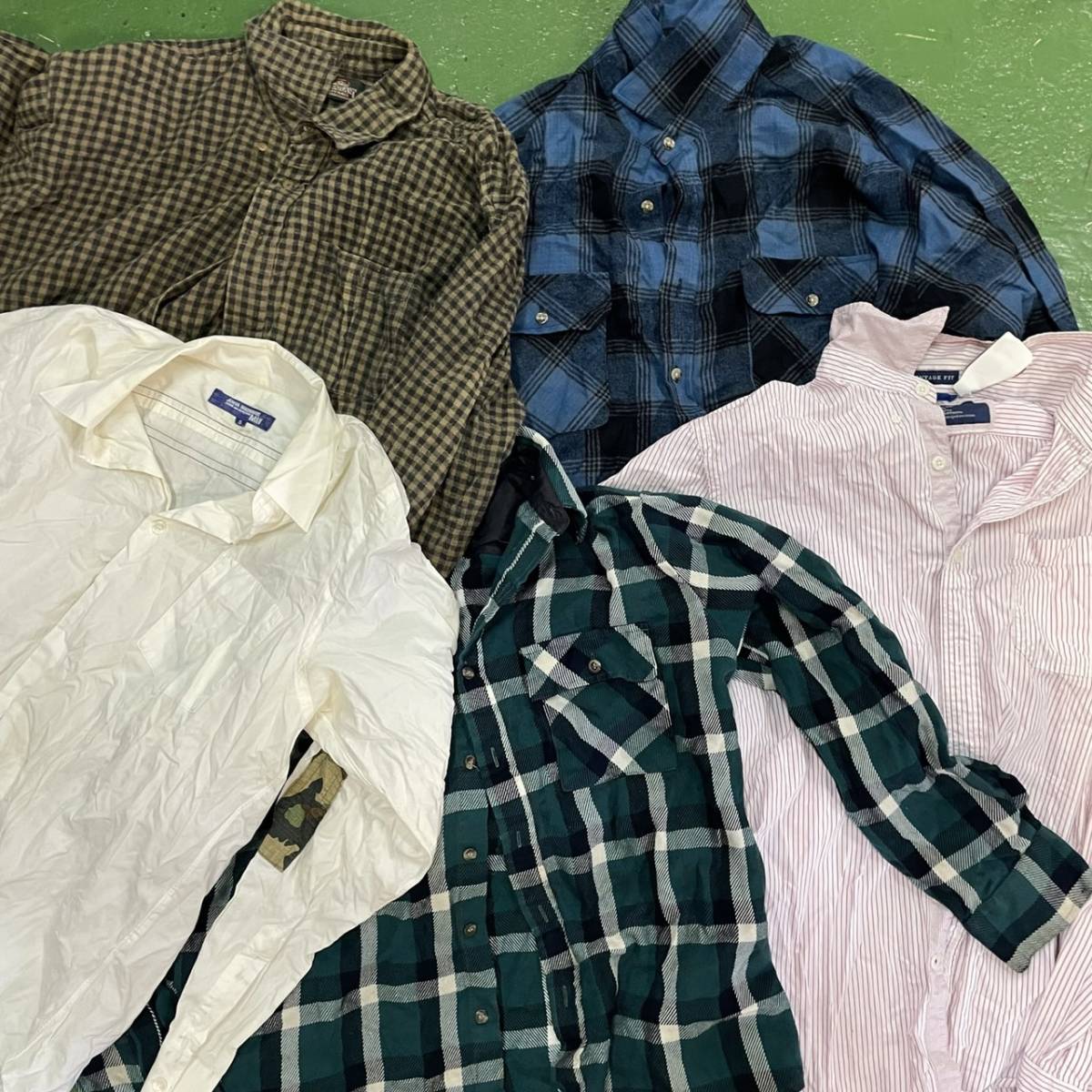 DOCK 営業再開記念 100円スタート 古着卸 100LBSベール アメリカ USA仕入れ 長袖シャツMIX(Lサイズ)｜売買されたオークション情報、yahooの商品情報をアーカイブ公開 ...