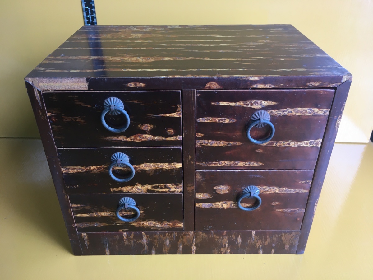 TK00-4 桜皮細工小物入れ H17.5cm L21.5cm三段整理箱 樺細工 小物入れ ミニタンス アンティーク レトロ(小物入れ)｜売買されたオークション情報、yahooの商品情報を ...