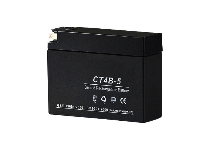 バイクバッテリー CT4B-5 GT4B-5 YT4B-BS YT4B-5互換アプリオ ZZ メイト スーパージョグZR JOG レッツII ...