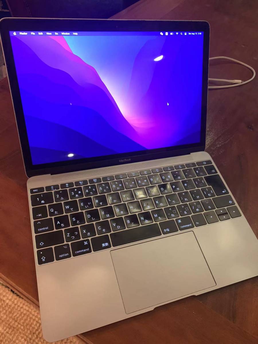 APPLE MacBook RETINA 12インチ 2017 Core m3 8GB 256GB Mac Book Air スペースグレイ(MacBook Air)｜売買されたオークション ...