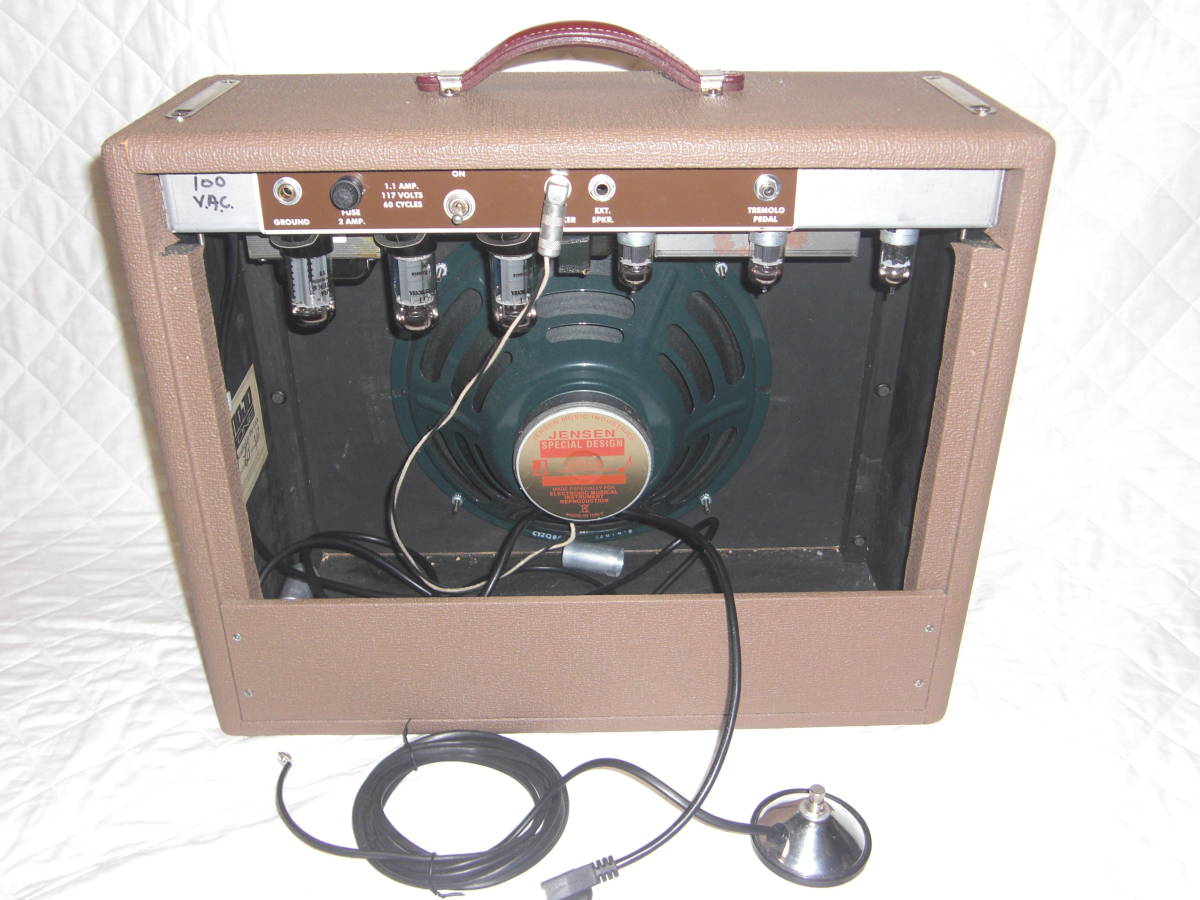 The Marsh Rio Grande 6G3 Amp Fender Brownface Deluxe Clone Amp Handwire ...
