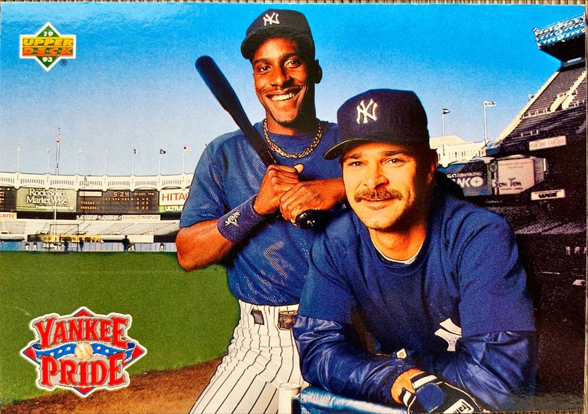 MLBカード 93UPPERDECK Roberto Kelly & Don Mattingly #47 YANKEES TEAMMATE ...