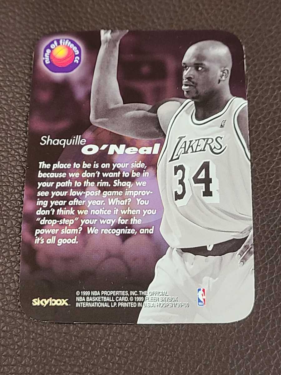 NBAカード skybox HOOPS Shaquille O'Neal/シャキール オニール DROP STEP バスケットボール ...