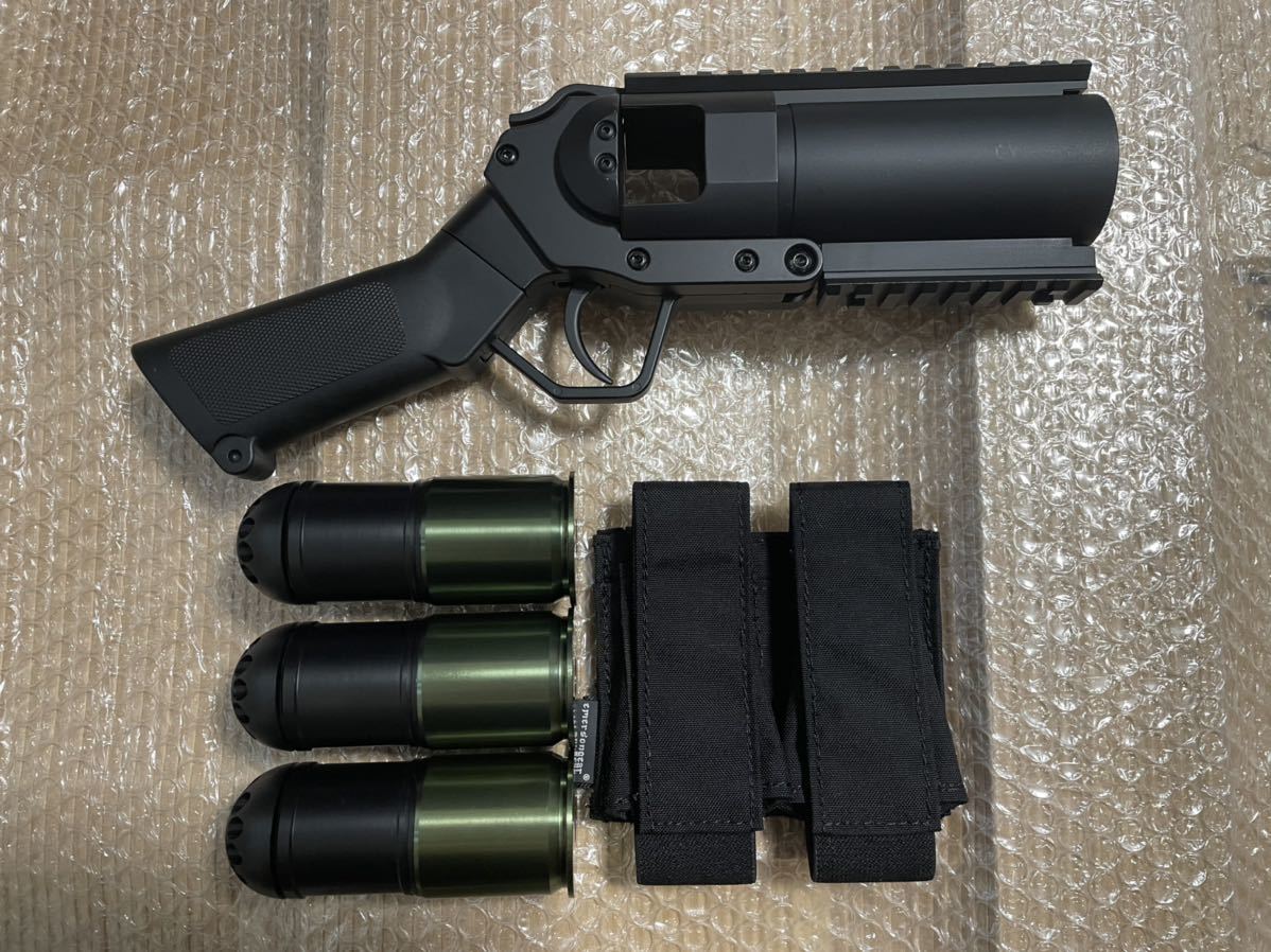 ジャンク CYMA製 M052 40mmカートリッジ用 M203タイプ ガス ピストルグレネードランチャー ブラック(ガスガン)｜売買された ...