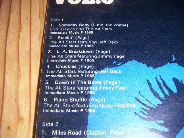 LP：BLUES ANYTIME VOL.3 :Cyril Davies Jeff Beck Jimmy Page Eric Clapton ...