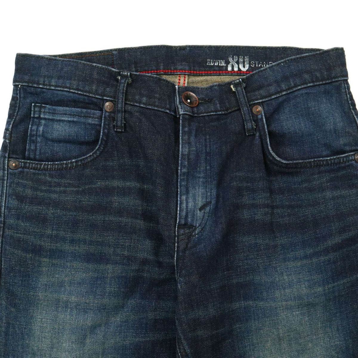 EDWIN エドウィン EX402 XV STANDARD 加工 ストレッチ テーパード デニム パンツ ジーンズ Sz.32 メンズ 日本製 A2B03889_8#R(W32)｜売買された ...