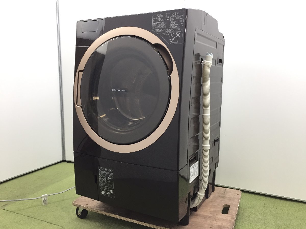 TOSHIBA 東芝 ZABOON TW-127X7L T 左開き 12kg 斜型 風呂水ポンプ インバーター搭載 自動おそうじ シワ取り機能 ...