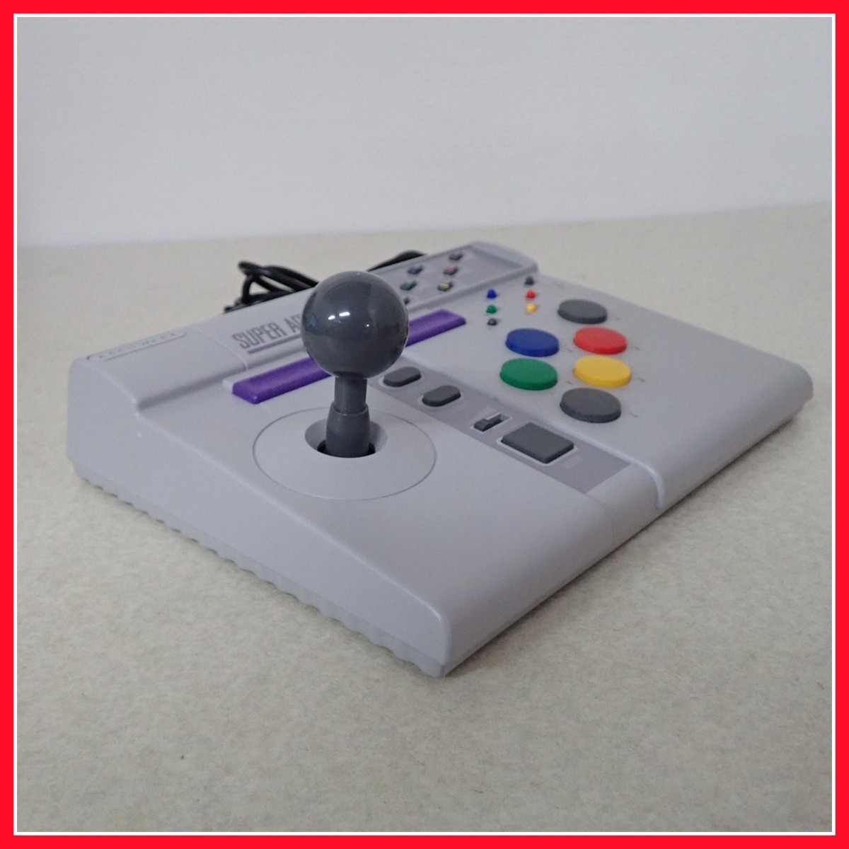 SFC スーファミ 海外製 SUPER ADVANTAGE JOYSTICK ニンテンドー Nintendo 任天堂 ASCIIWARE ...