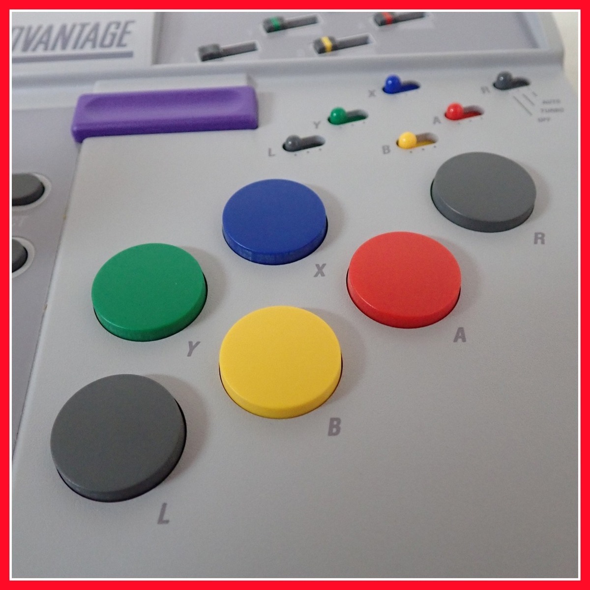SFC スーファミ 海外製 SUPER ADVANTAGE JOYSTICK ニンテンドー Nintendo 任天堂 ASCIIWARE ...
