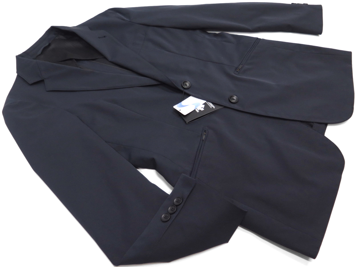 5088 DESCENTE デサント 吸汗速乾 SOLOTEX使用 スタイリッシュ ストレッチスーツ 濃紺/A4(Sサイズ以下)｜売買されたオークション情報、yahooの商品情報をアーカイブ ...