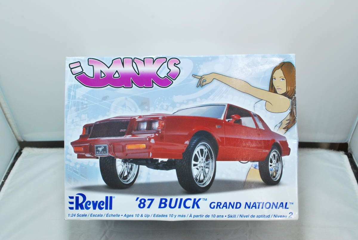 未組立 Revell アメリカ レベル 1/24 ビュイック グランド ナショナル DONK's ’87 エンジン付 海外製(ゼネラル ...