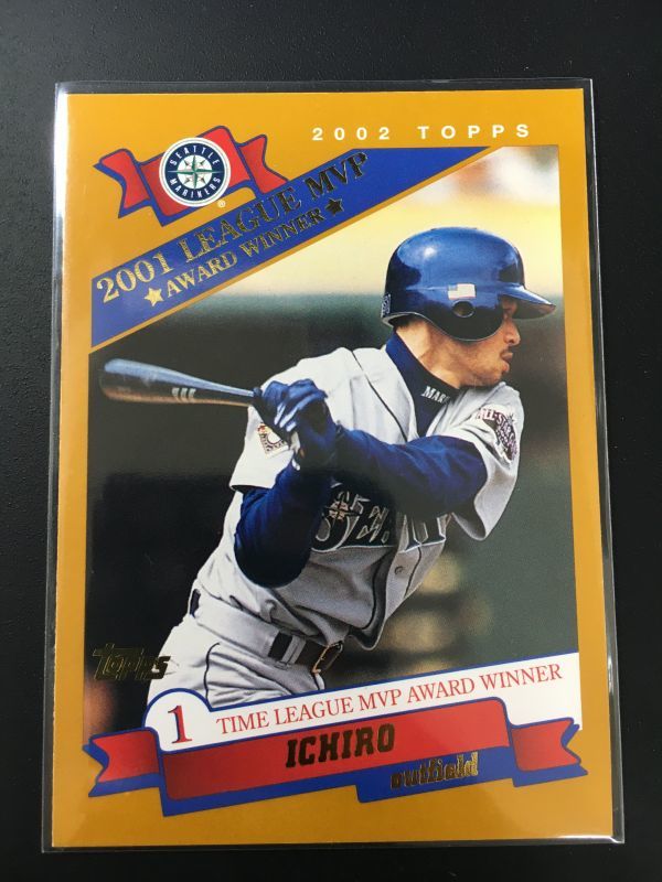 2002 Topps #716 Ichiro 2001 League MVP Award Winner Insert イチロー カード MLB ...