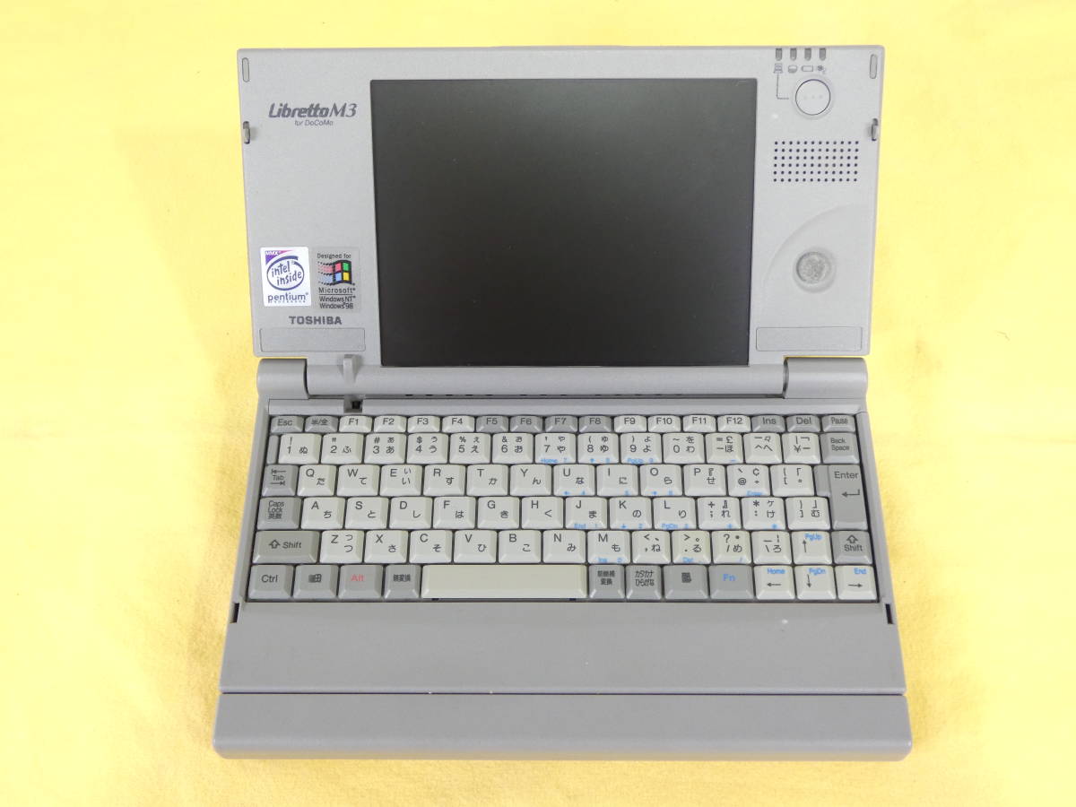 TOSHIBA 東芝 Libretto M3 リブレット NTT Docomo ノートパソコン 動作未確認 ジャンク @60(12インチ未満 ...