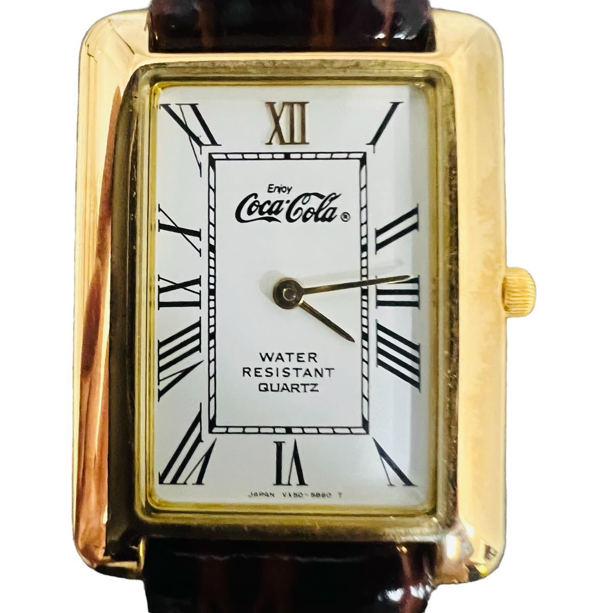 レア コカコーラ Coca-Cola テンダーウォッチ CC-600M 腕時計 革ベルト アナログ クオーツ ケース付き 箱付き(コカ・コーラ)｜売買されたオークション情報、yahooの商品 ...
