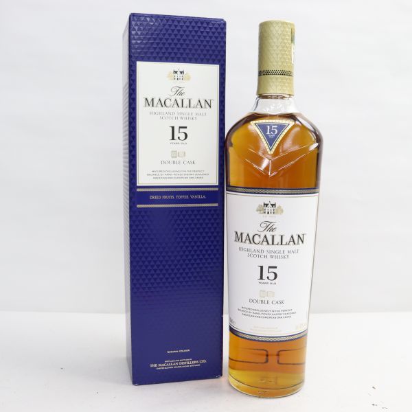 MACALLAN マッカラン 15年 ダブルカスク 43％ 700ml N22I120008(ハイランド)｜売買されたオークション情報、yahooの商品情報をアーカイブ公開 - オークファン ...