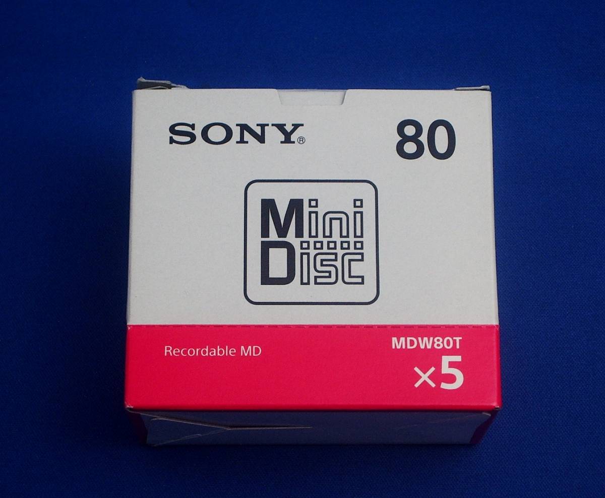 SONY ブランク MD/Mini Disc MDW80T 1箱 5枚入り(記録媒体)｜売買されたオークション情報、yahooの商品情報をアーカイブ公開 - オークファン（aucfan.com）