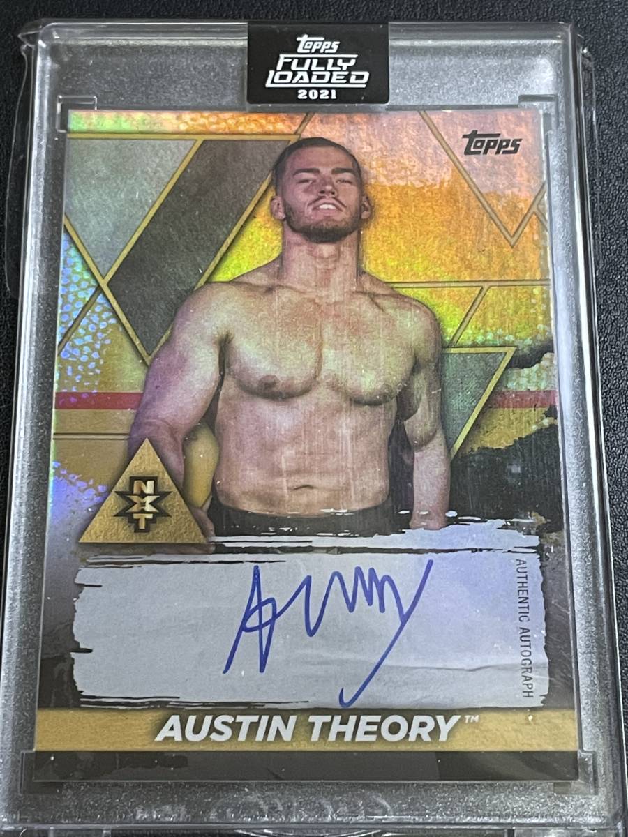 AUSTIN THEORY オースティン セオリー WWE TOPPS 2021 FULLY LOADED FUTURE STAS ...